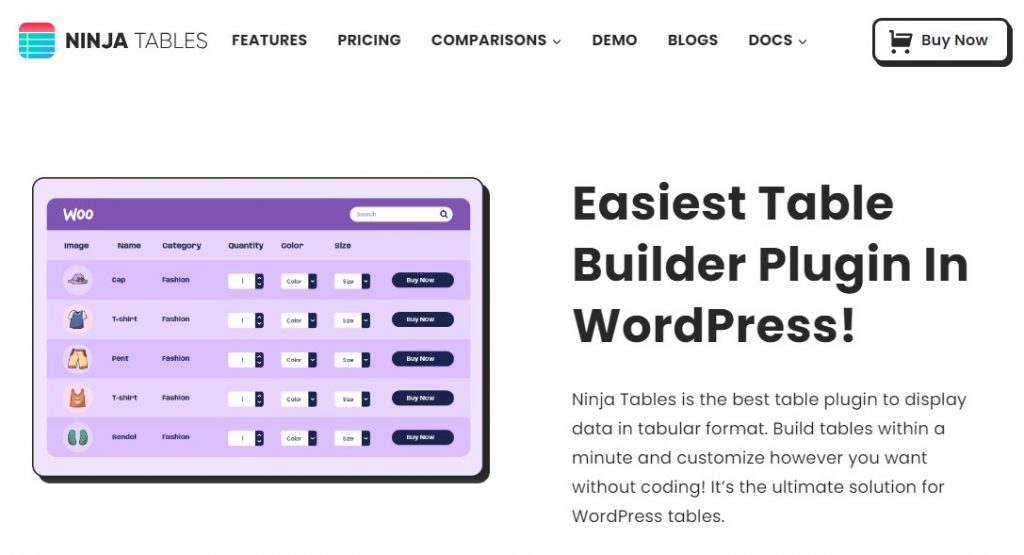 8 Best WordPress Table Plugins for Organize Your Data